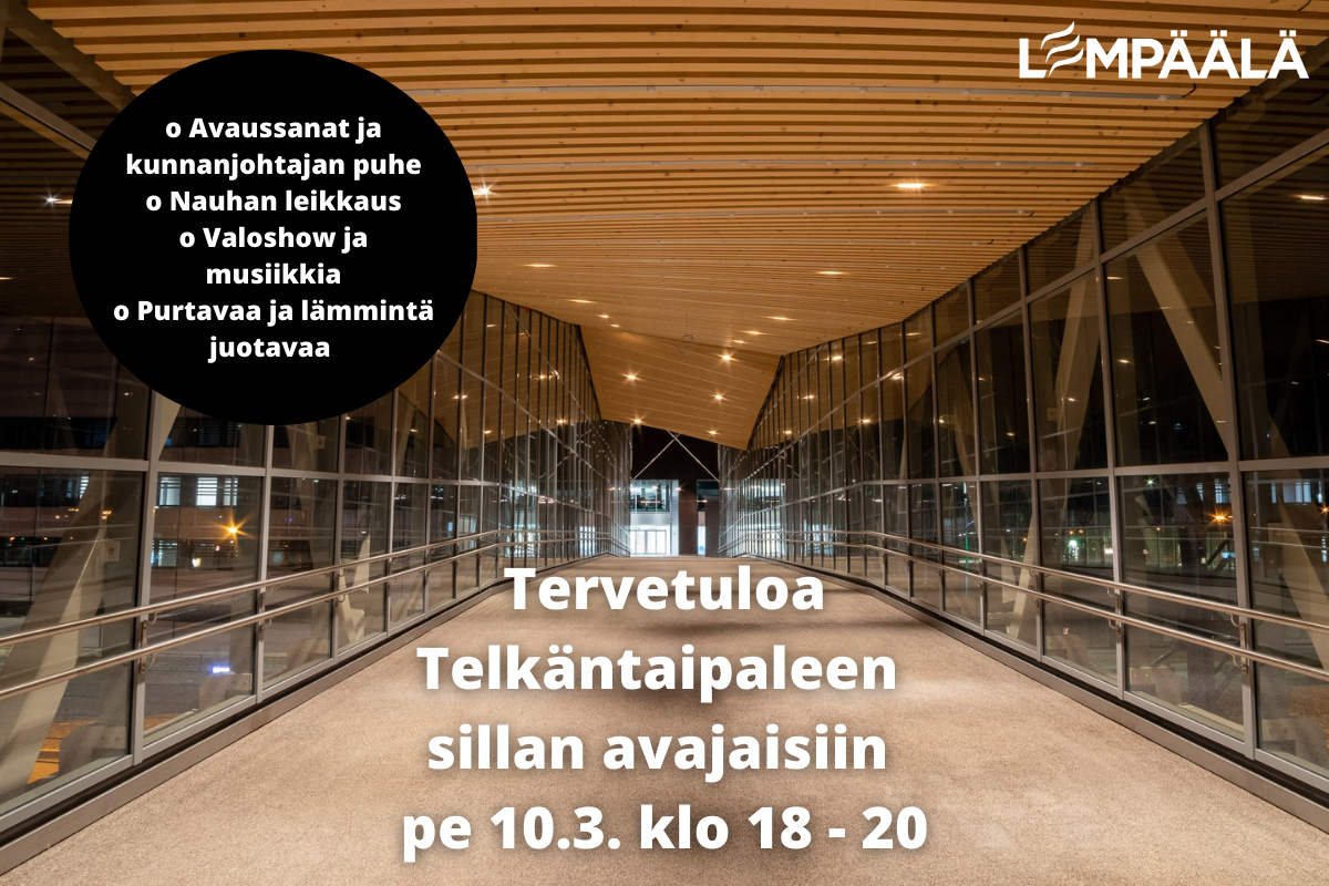 Telkäntaipaleen silta avataan - Lempäälä
