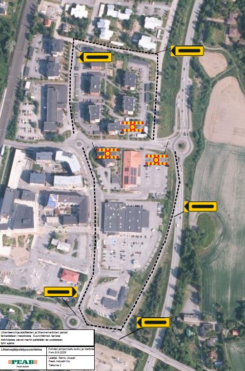 Lemponkadun itäosan alueen katusaneeraus, Lemponkadun sulku ja ...